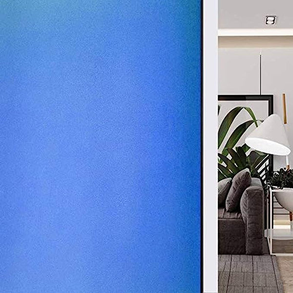 HIDBEA Blue privacy windows film
